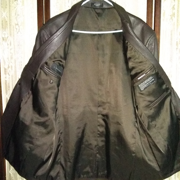 J.Ferrar | Suits & Blazers | J Ferrar Leather Blazer Jacket | Poshmark